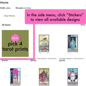 Vinyl Sticker - Nine of Swords - Margot Tenenbaum / the Royal ...