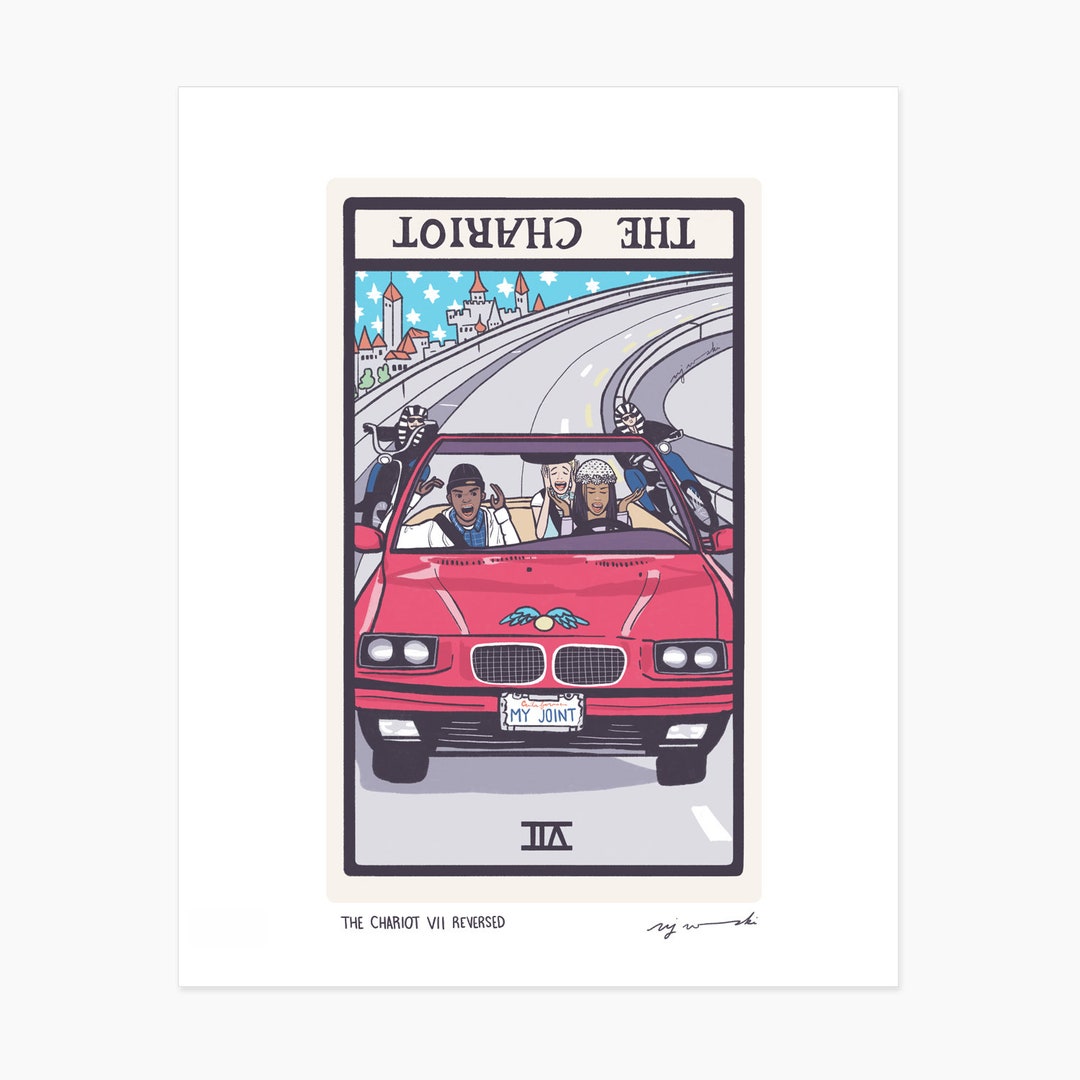 The Chariot VII Reversed - Large Tarot Print - 8x10 or 11x14 - Etsy