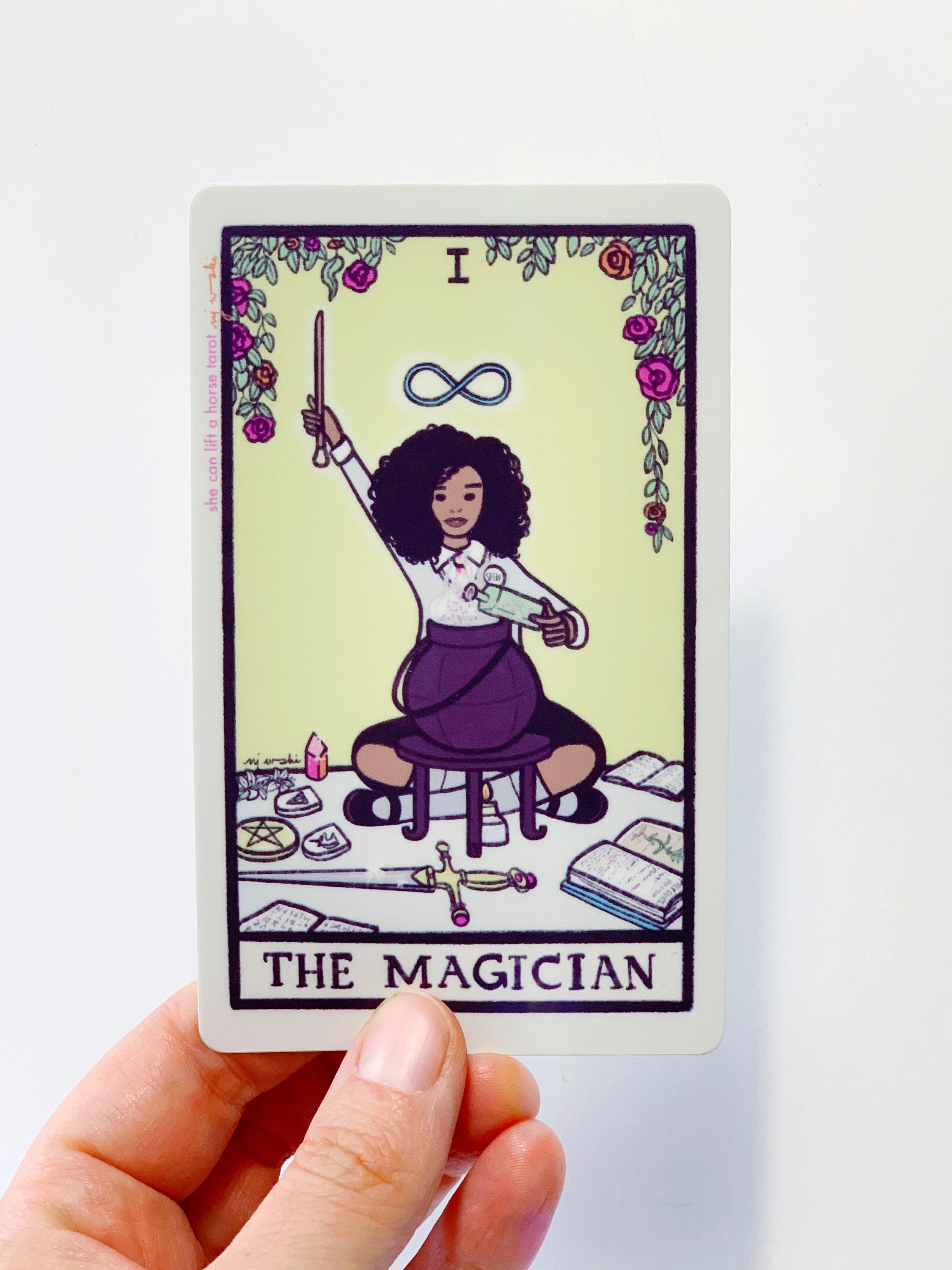 Series 1 Tarot Stickers Set of 12 vinyl stickers | Etsy