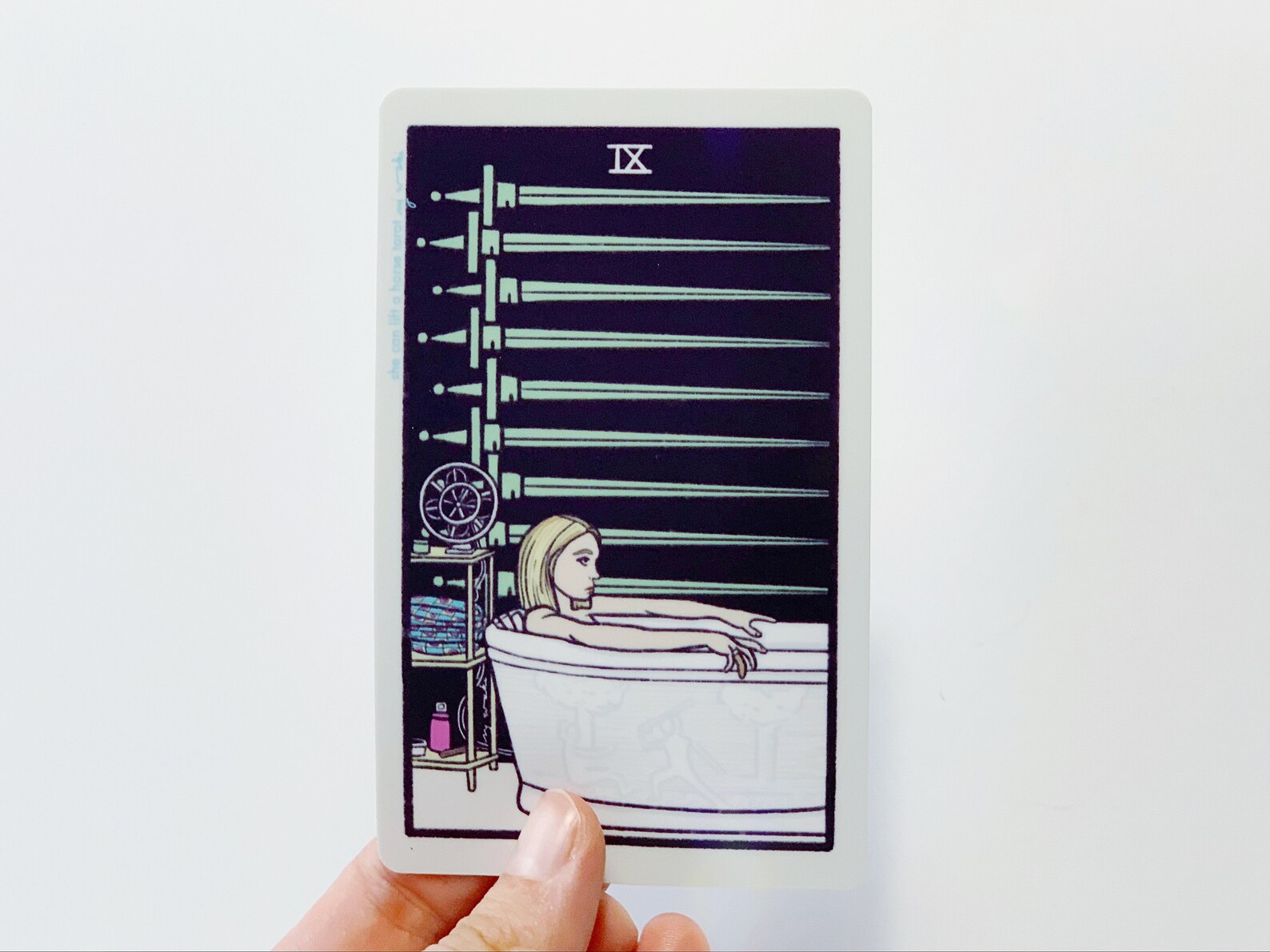 Vinyl Sticker - Nine of Swords - Margot Tenenbaum / the Royal ...