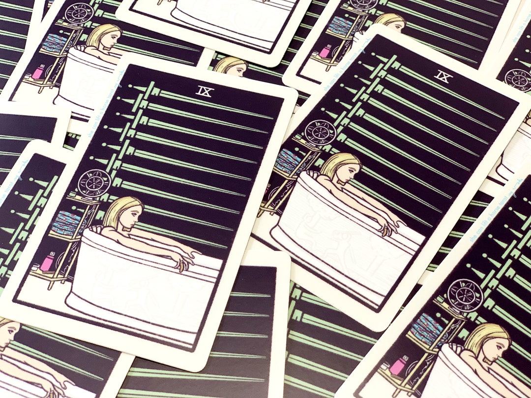 Vinyl Sticker - Nine of Swords - Margot Tenenbaum / the Royal ...