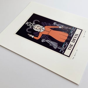 The Devil XV - Large Tarot Print - 8x10 or 11x14 - Etsy