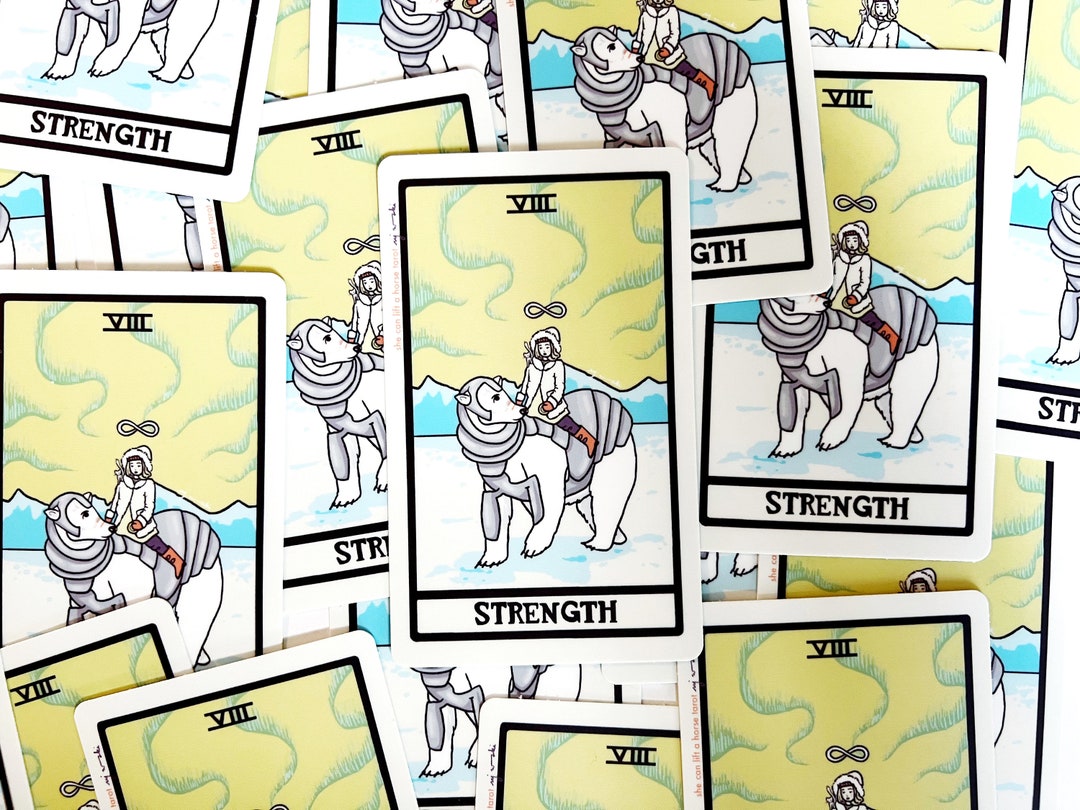 Vinyl Sticker - Strength VIII - Series 5 - Etsy