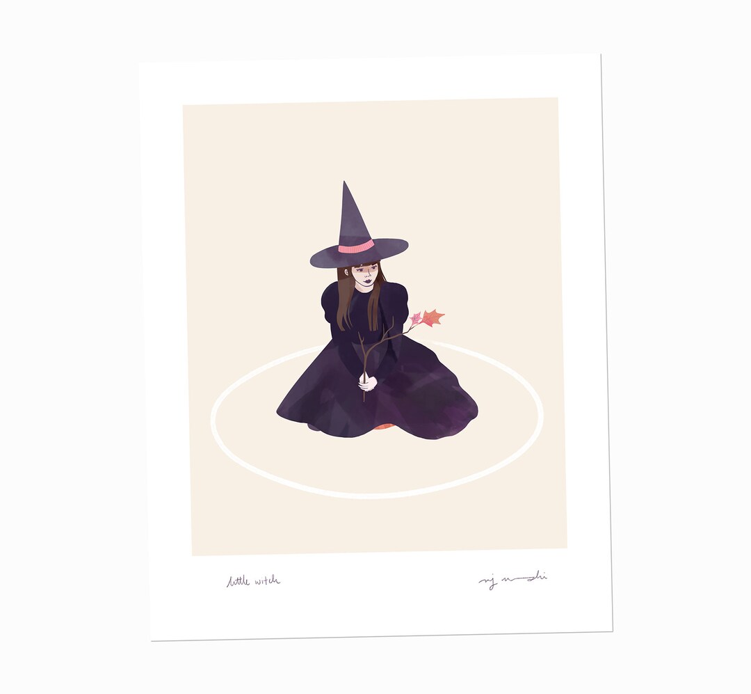 Little Witch - 8x10 Art Print - Etsy