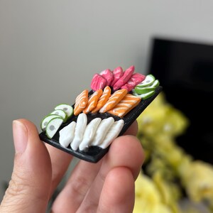 Japanese Food Mini, Sashimi Mini, Food Mini Basket for Dollhouse, Food ...