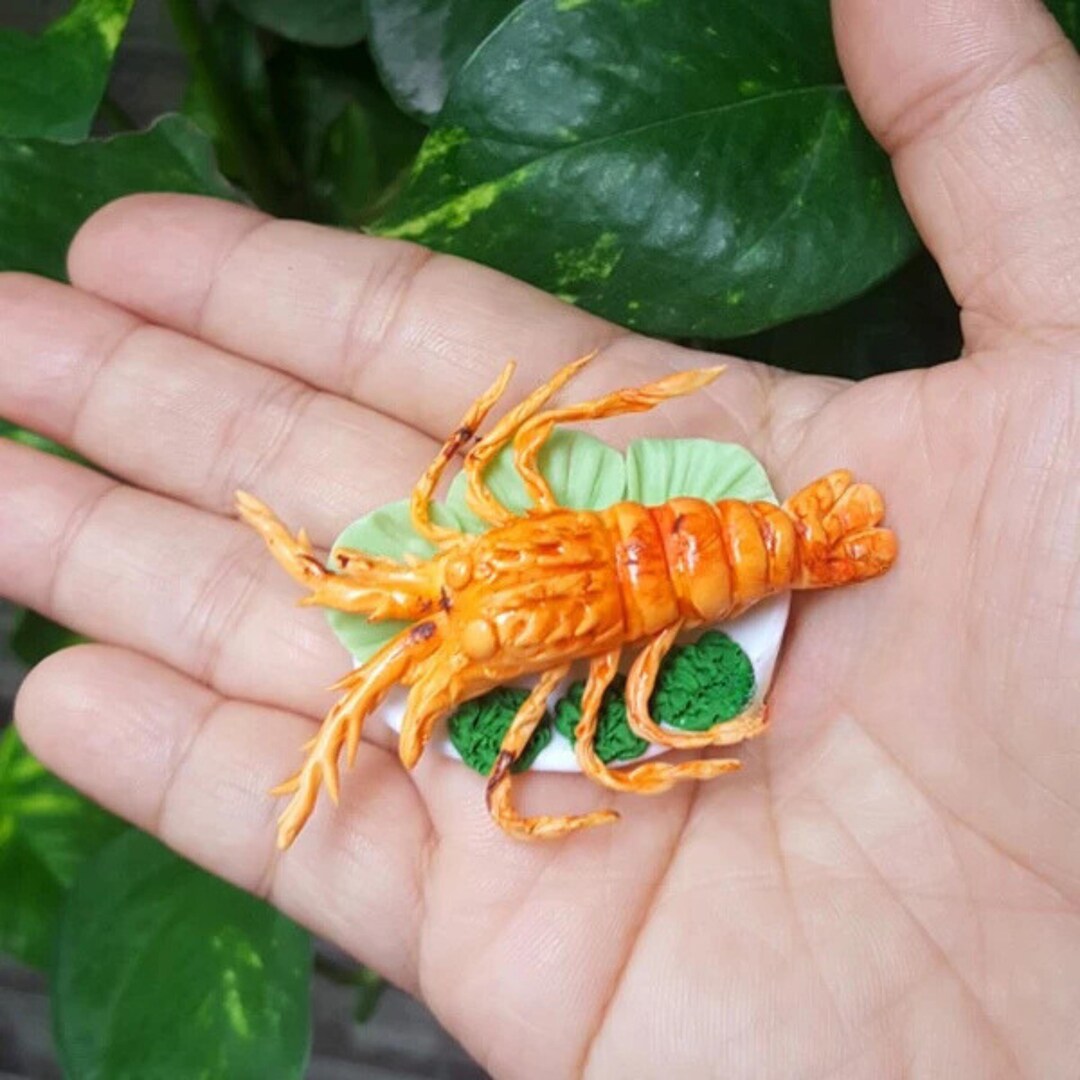 Lobster Mini, Lobster Model, Food Mini Basket for Dollhouse, Gift for ...