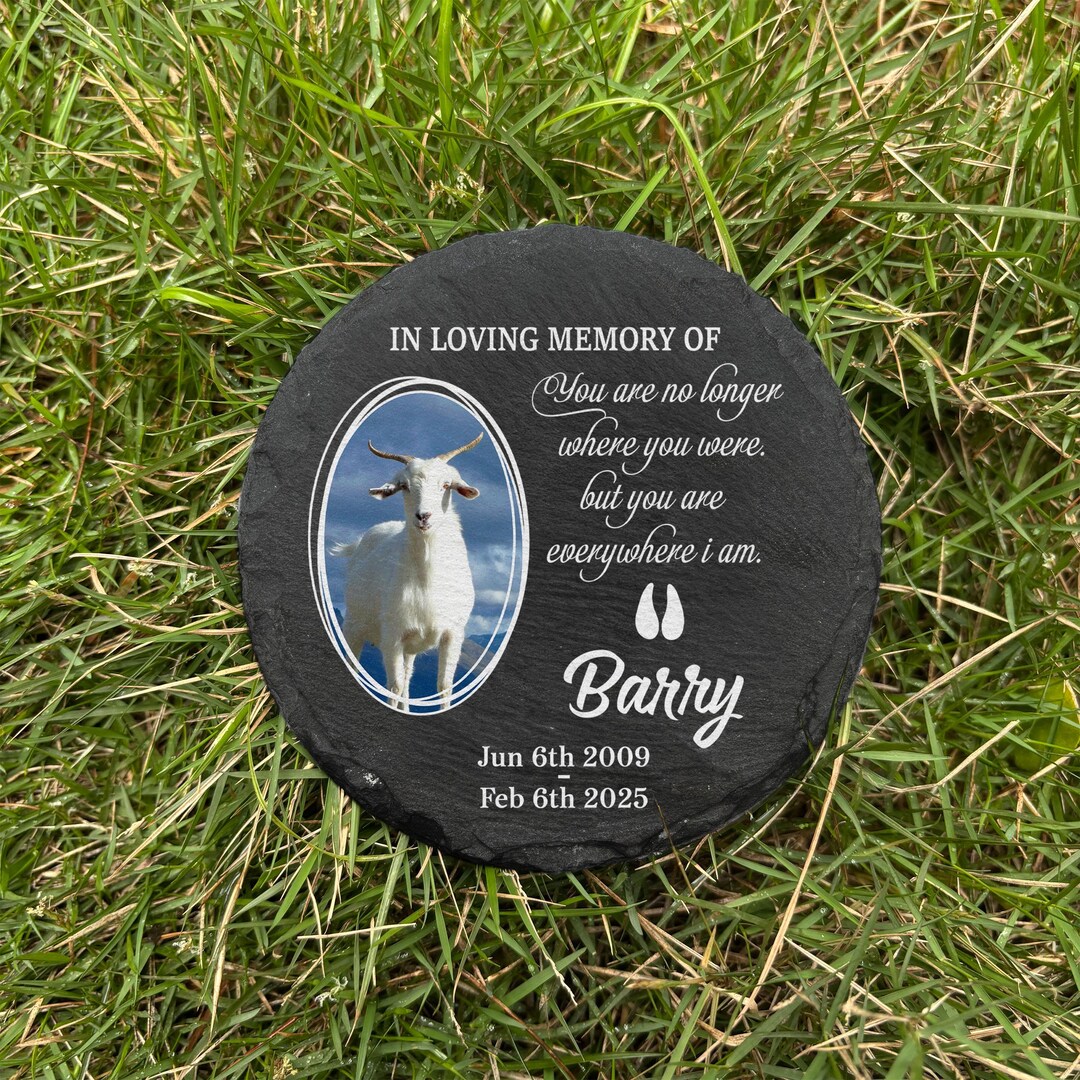 Memorial Stone for Grave Personalized, Granite Sympathy Stone for ...