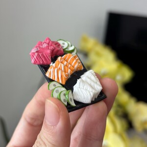 Japanese Food Mini, Sashimi Mini, Food Mini Basket for Dollhouse, Food ...