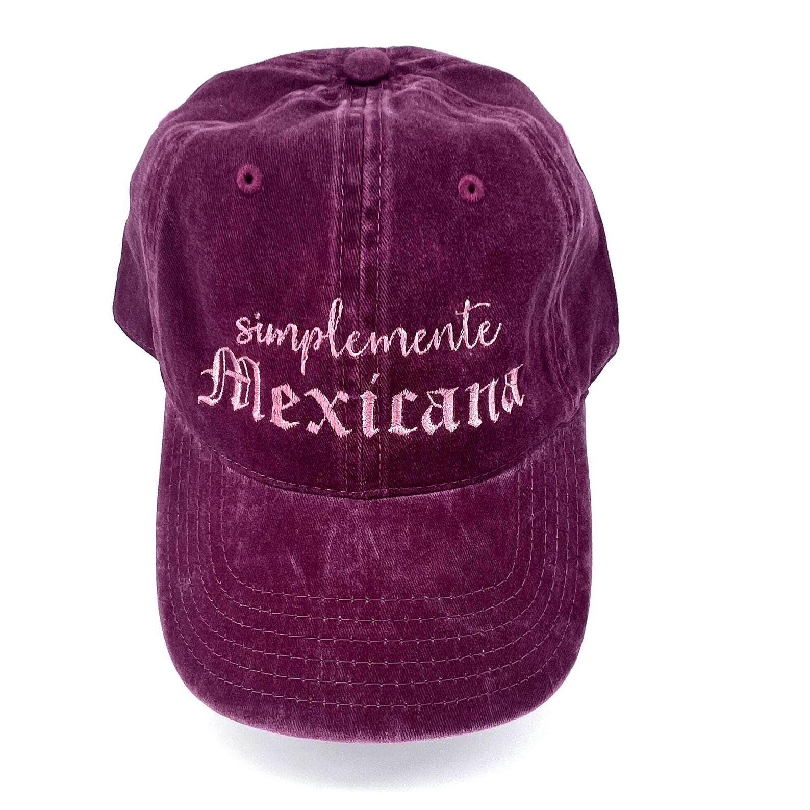 Simplemente Mexicana Embroidered Hat Gift for Latina Empowerment Unique ...