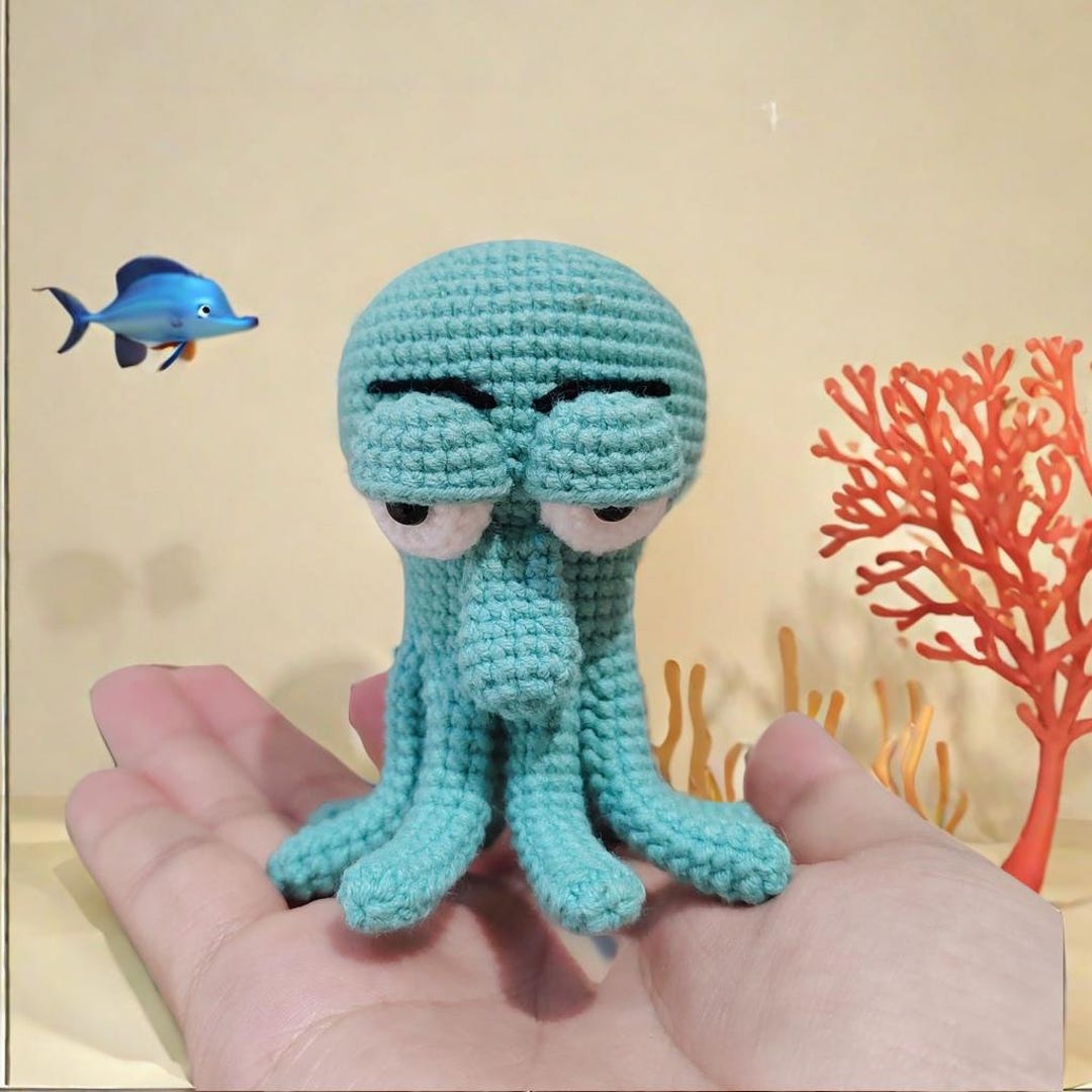 Realistic Octopus Crochet Pattern Amigurumi Realistic Octopus Pattern ...