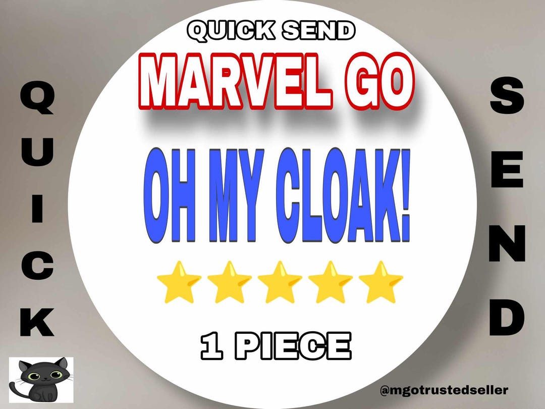 Oh My Cloak Sticker Card One Piece Mono Go Marvel Edition Also Offered ...