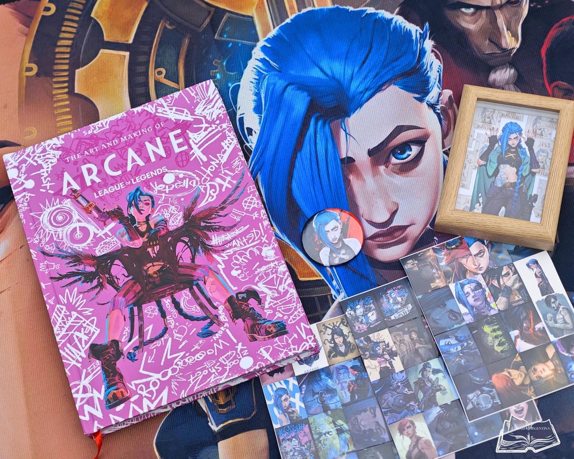 Arcane Artbook Gift Pack,the Art and Making of Arcane Artbook,handmade ...