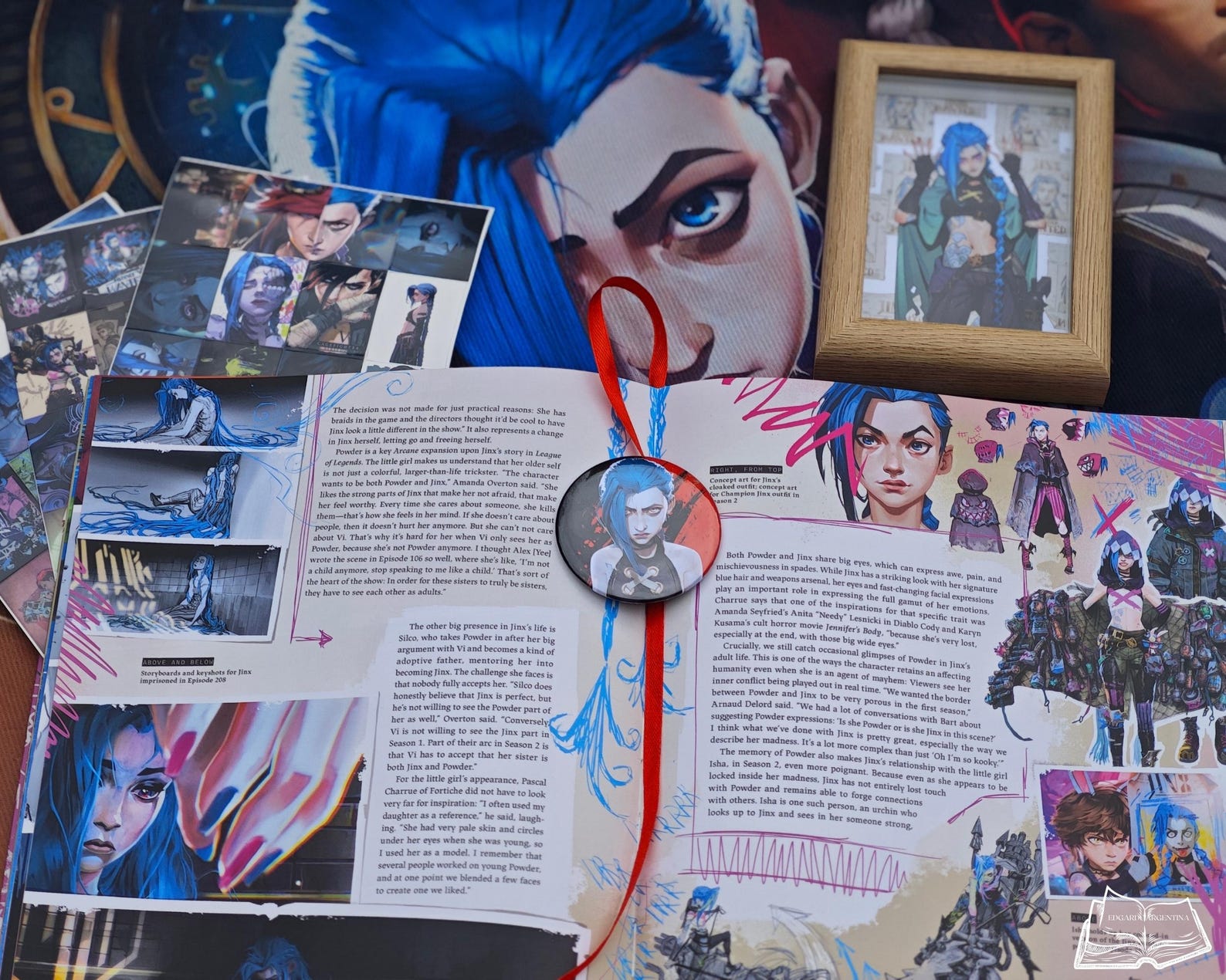 Arcane Artbook Gift Pack,the Art and Making of Arcane Artbook,handmade ...