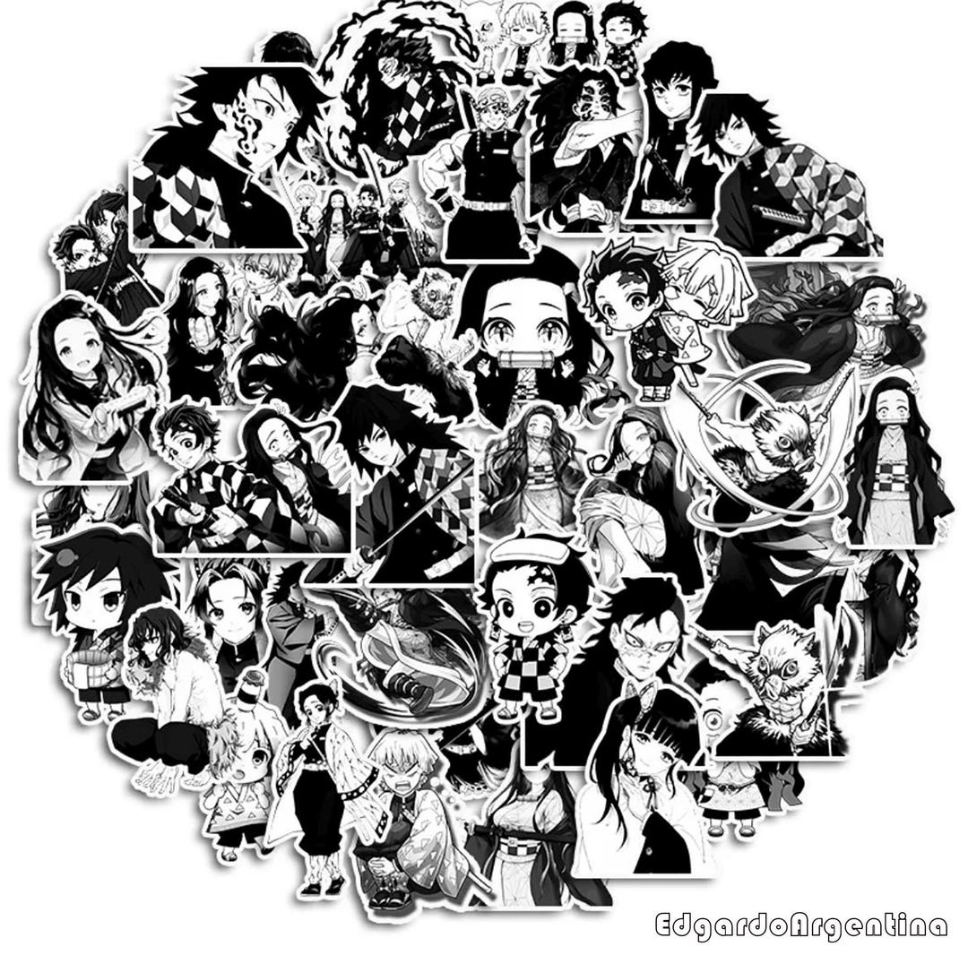 Anime Stickers 65 Random Anime Comic Stickers Water Bottle Stickers ...