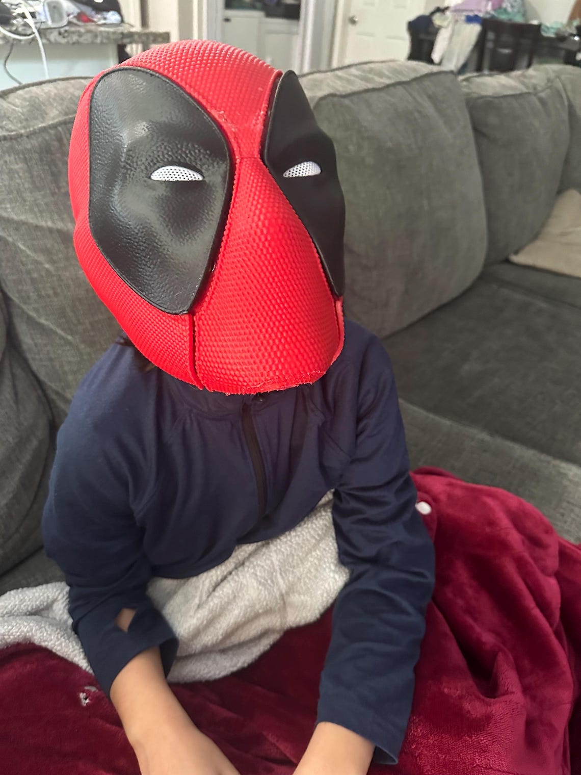 Deadpool Mask 3D Printed - Etsy