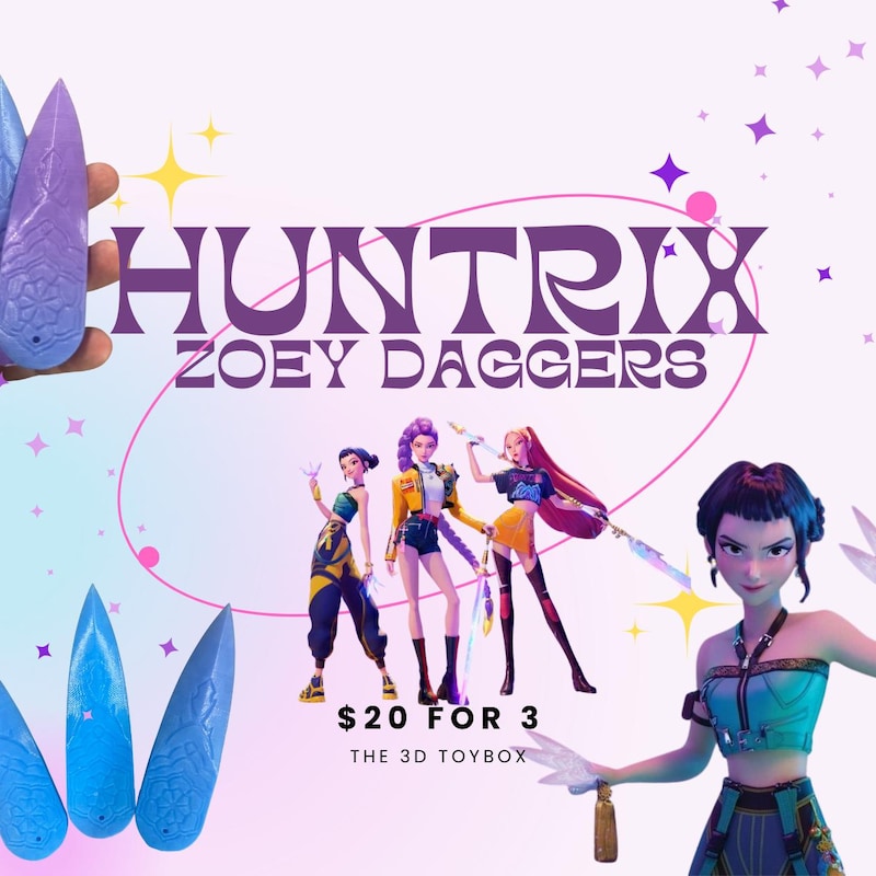 Kpop demon hunter ear ring huntrix - Etsy.de