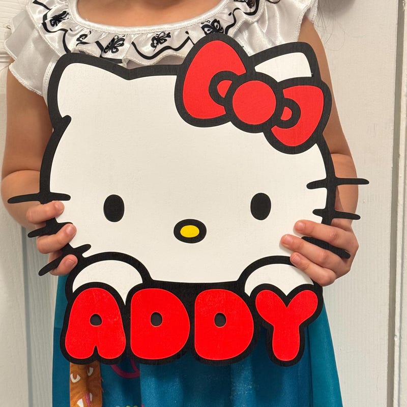 Hello Kittys Sign - Etsy