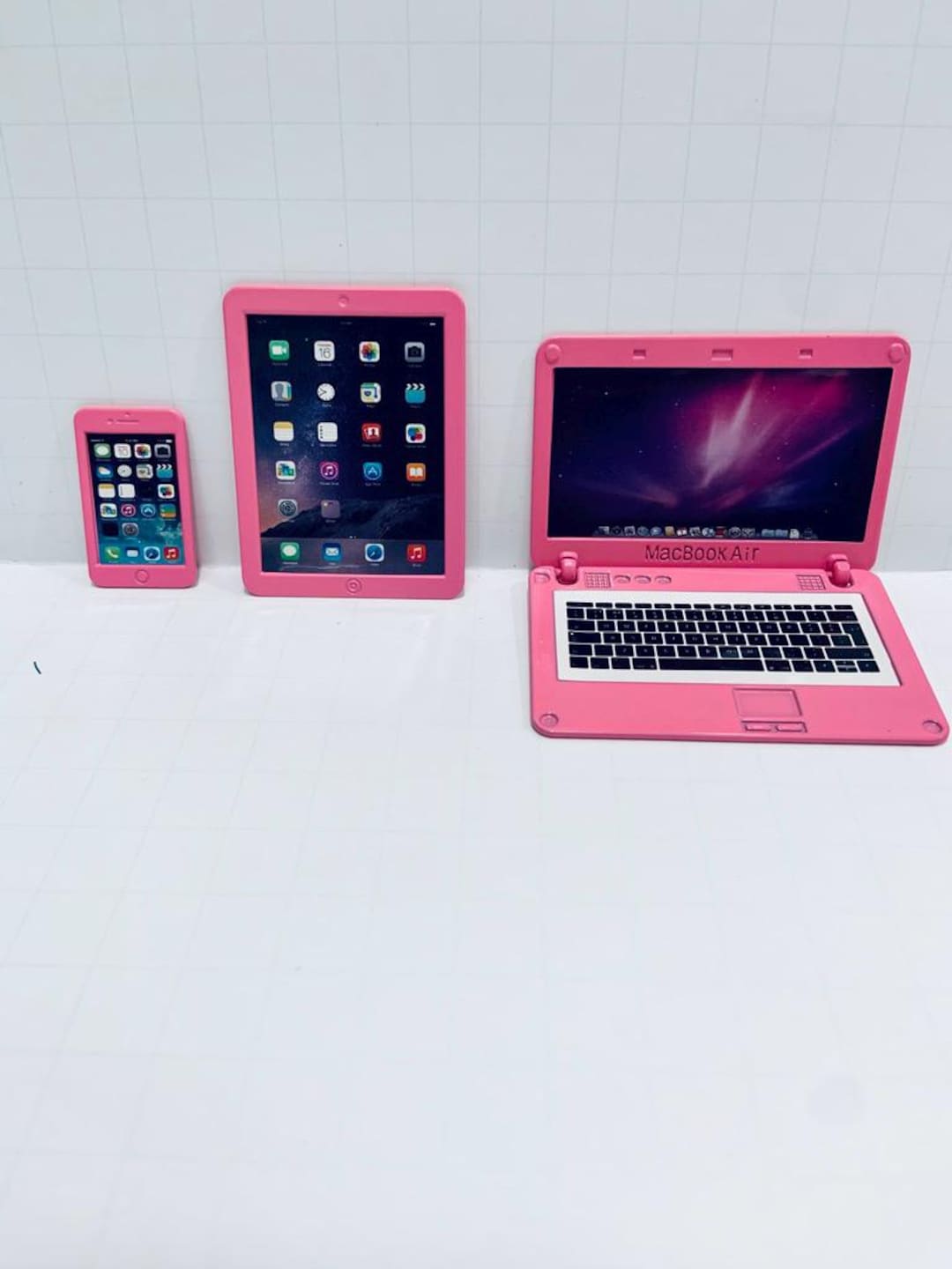 18 Inch Doll Computer, Ipad,, Cell Phone Set, 18 Inch Doll Accessories ...