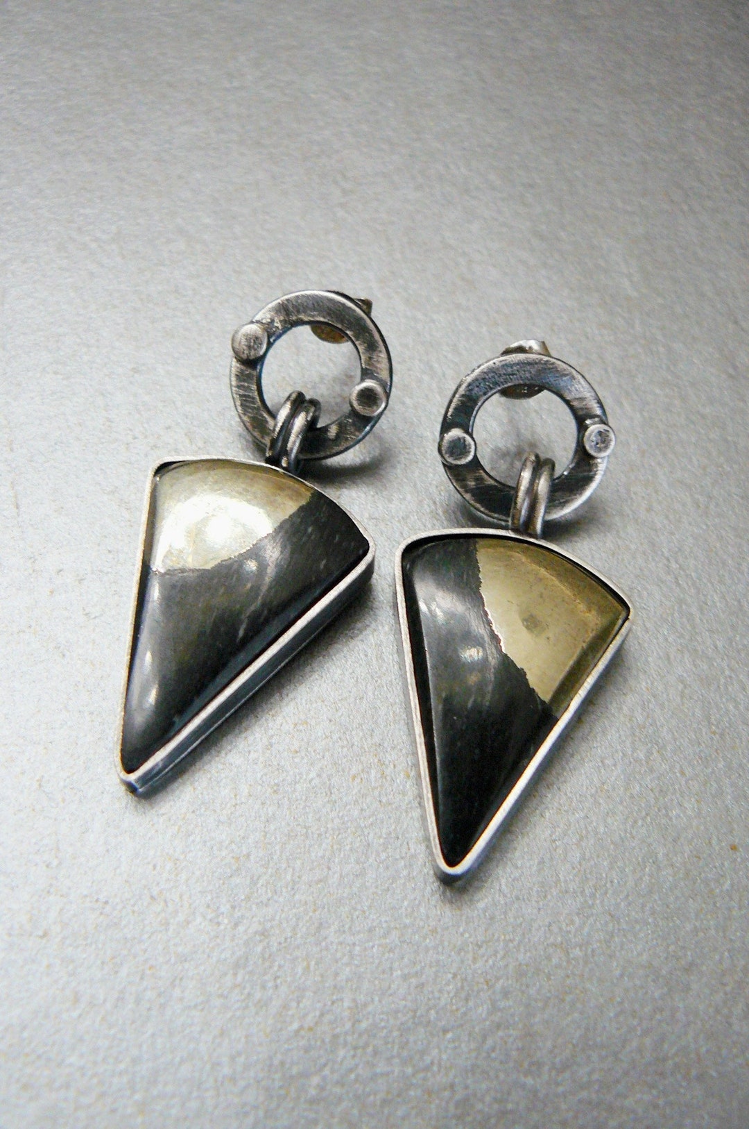 Apache Gold | Gemstone | Earrings | Sterling Silver | Cottage | Rustic ...