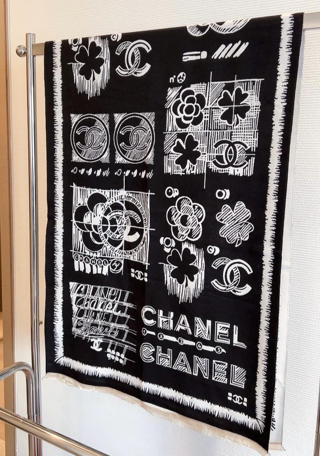 Womens Chanel Scarf Chanel Shawl - Etsy