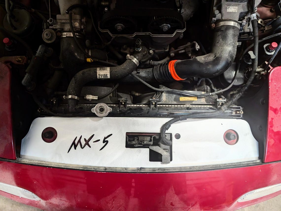 NA Miata Radiator Cowl Cover - Etsy