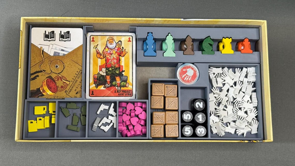 Updated STL Files for ART Project Board Game Insert - Fit's Sleeved ...