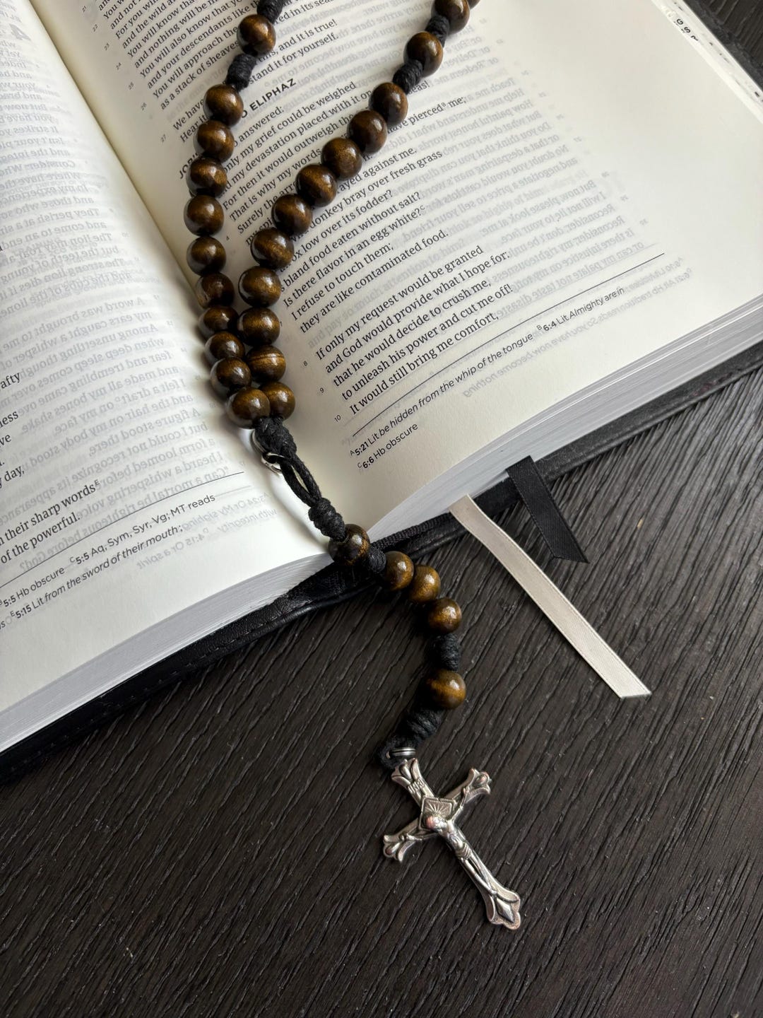 Mens Rosary/wooden Rosary/dark Wood Rosary/rosaries/catholic Rosary - Etsy