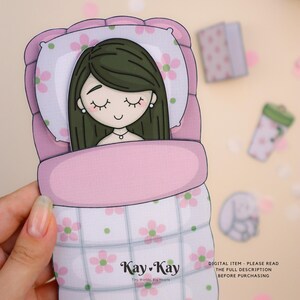 Printable Paper Sleeping Bag Template, Digital Download, Activities for ...