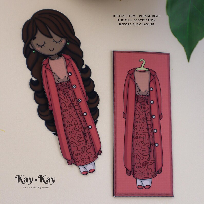 Printable Paper Clothes Set Template, Digital Download, Activities for ...