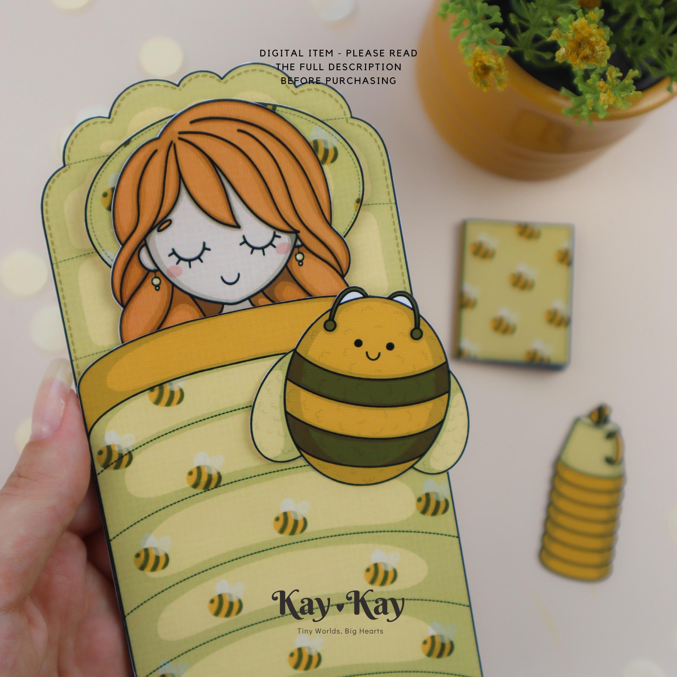 Printable Paper Sleeping Bag Template, Digital Download, Activities for ...