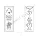 Printable Teacher Gift: DIY Coloring Bookmarks for Teachers and School ...