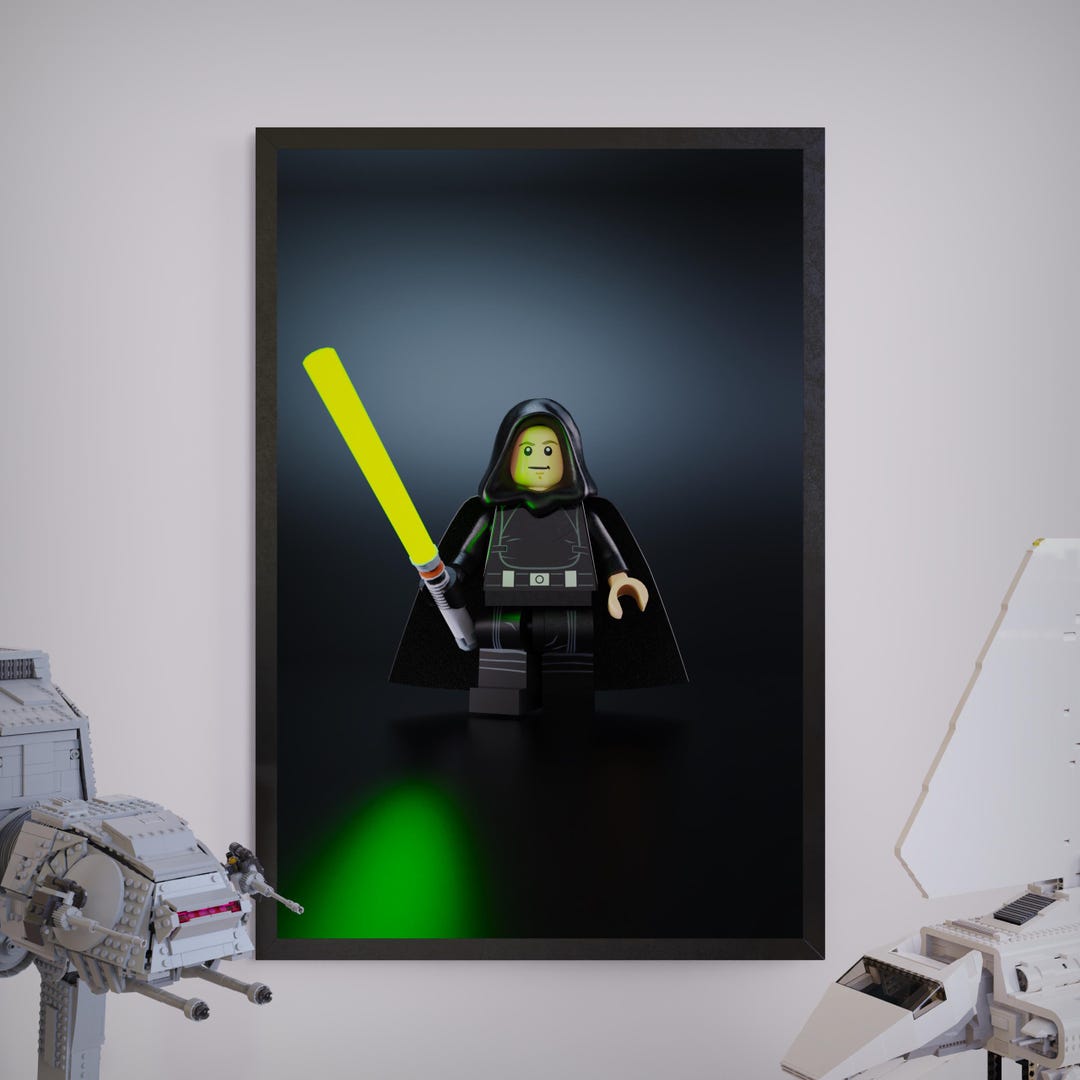 LEGO® Minifig Poster Luke - Etsy