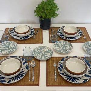 Beige Modern Porcelain Dinnerware Set: Salad Bowl & Plate Tableware - Etsy