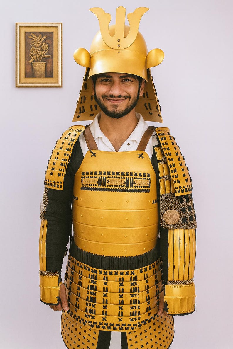 Handmade Samurai Armor Set Japanese Samurai Costume Wearable Cosplay ...