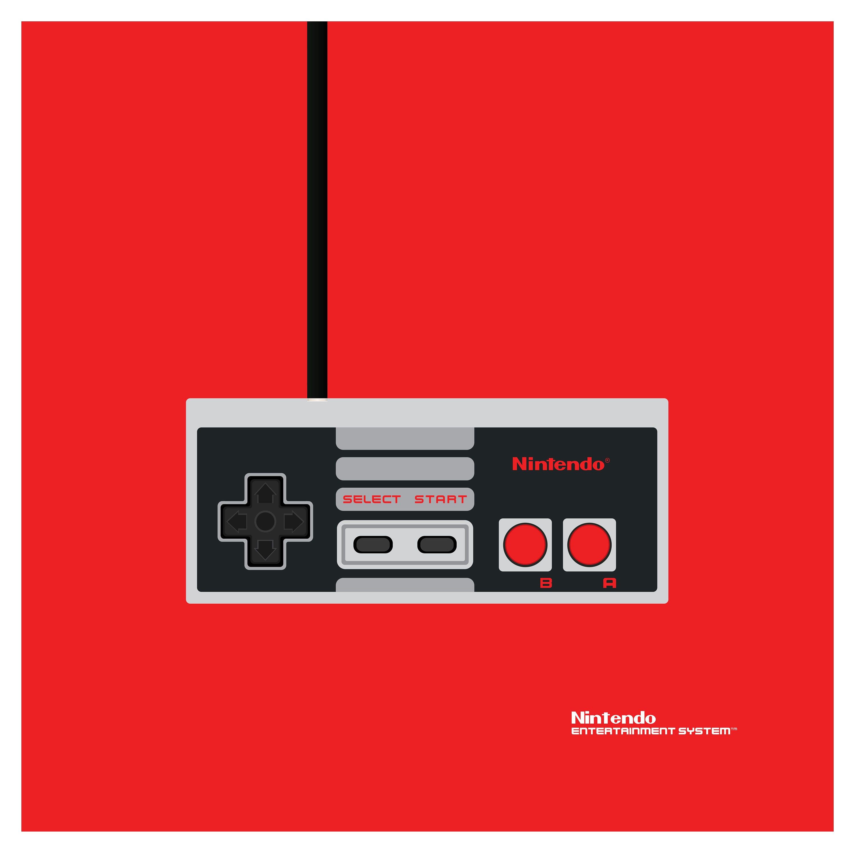 1985: the Nintendo Entertainment System NES RED - Etsy