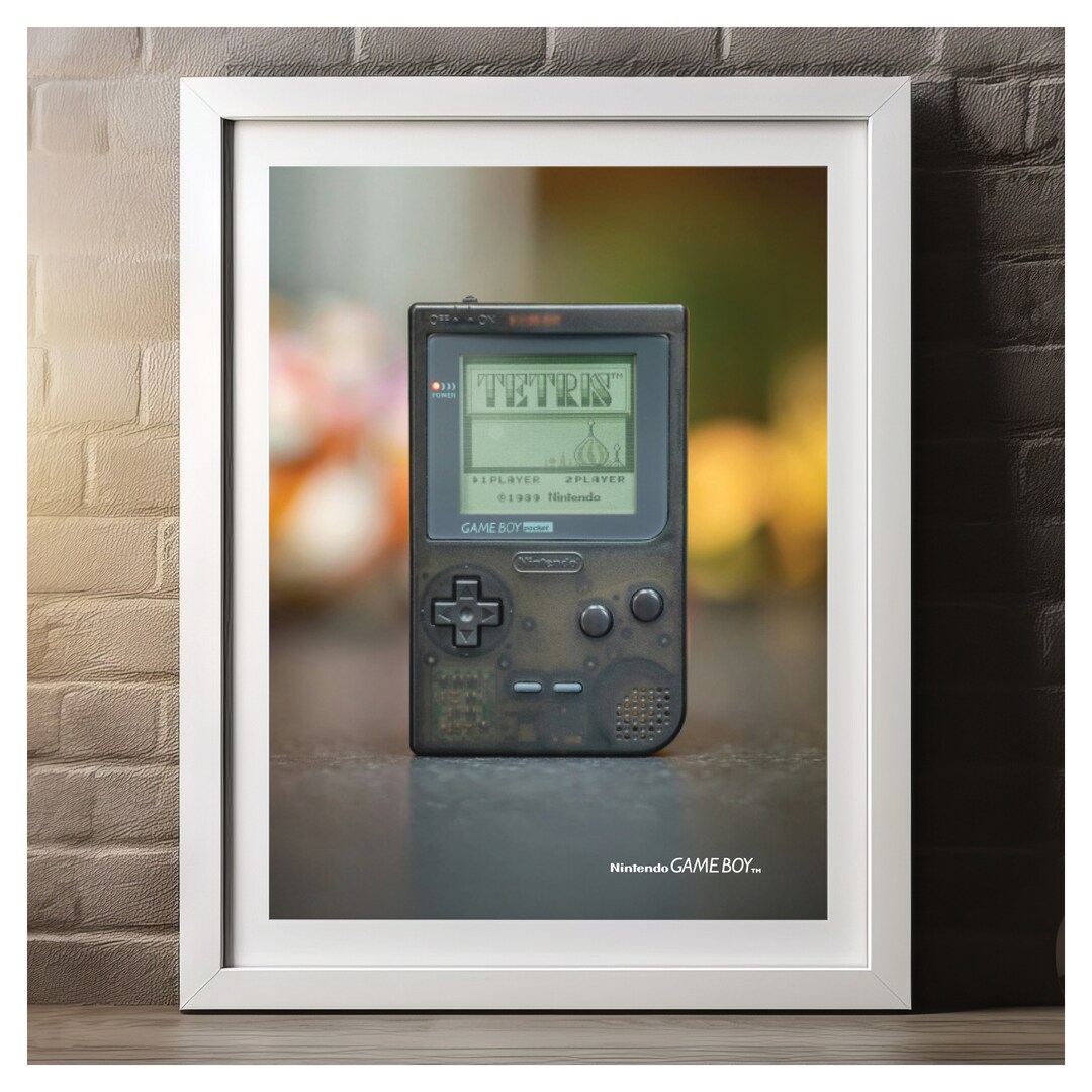 The Original 1989 Game Boy, DMG - Transparent - Etsy