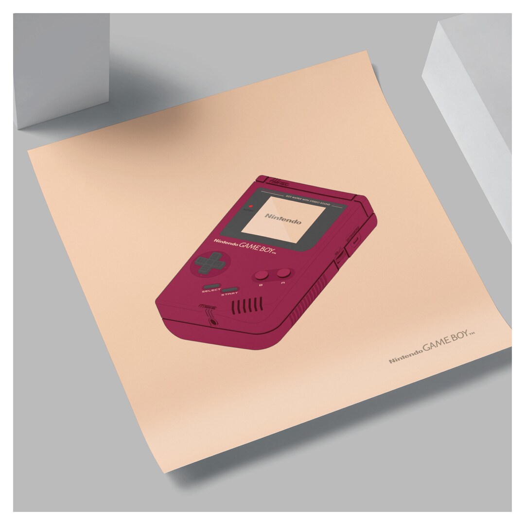The 1989 Game Boy, the Handheld Console That Changed It All [red] - Etsy