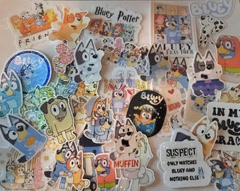 Bluey Meditation Garden Gnome Sticker Decal - Etsy