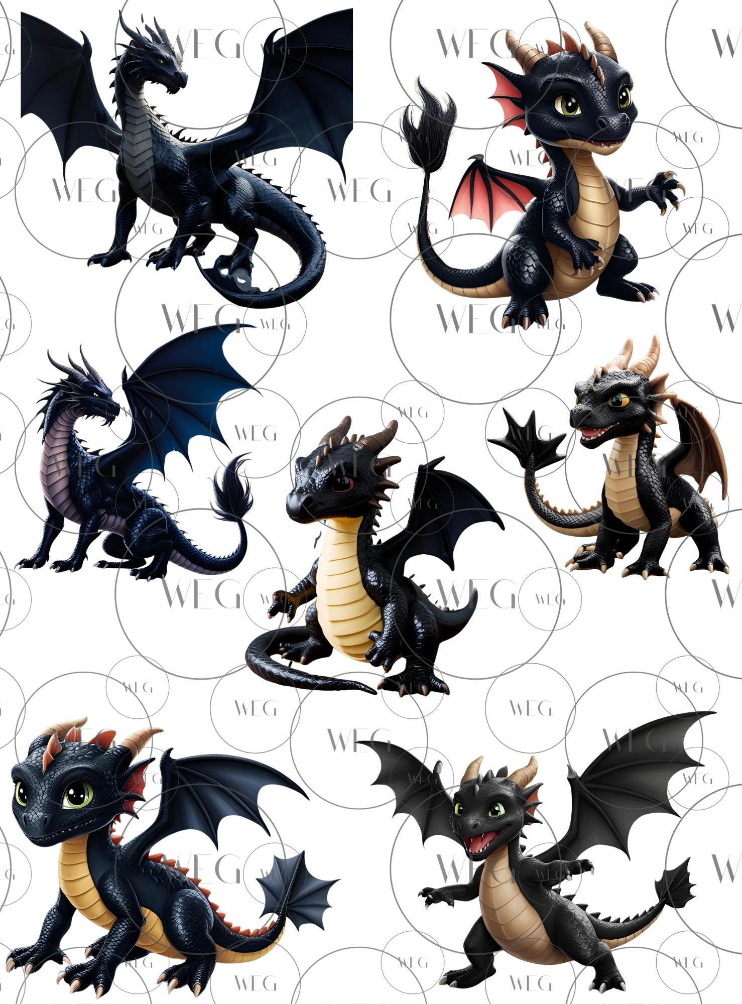 Empyrean Series Inspired Dragon PNG Download File - Tairn and Andarna ...