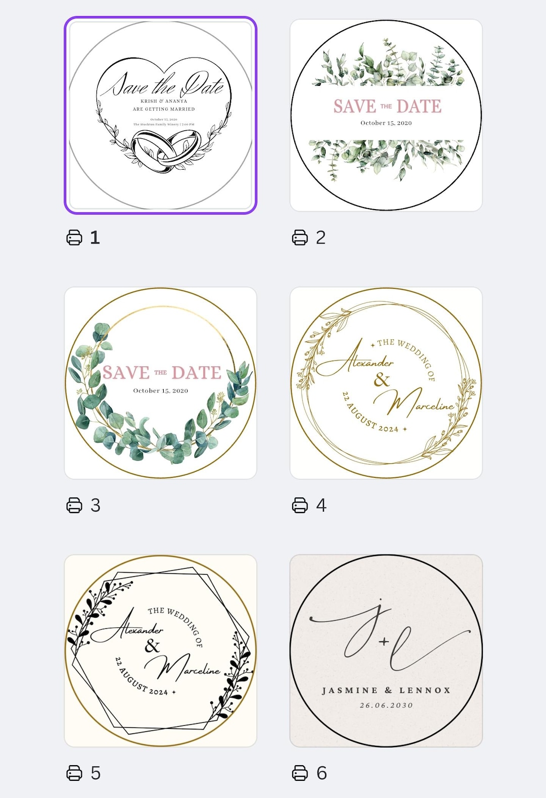 Save the Date Labels/stickers - Etsy