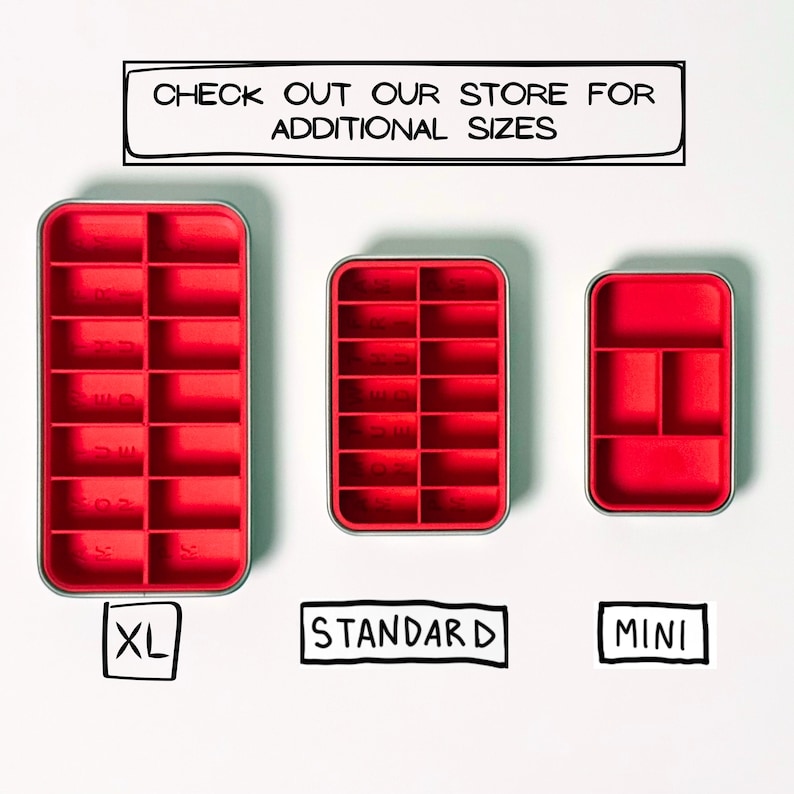 Tiny Pill Case for Him Custom EDC Storage Pocket Medication Organizer ...
