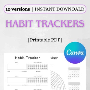 Habit Mood Tracker Printable, Monthly Mood Journal, Emotion Tracker ...