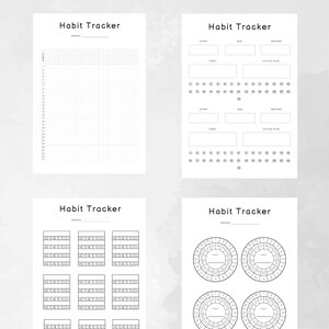 Printable Habit Mood Tracker: Wellness Planner (a4/a5/letter PDF) - Etsy