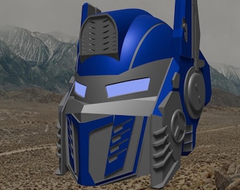 Optimus Prime Transformers Full Wearable Helmet 3D Model STL - Optimus ...