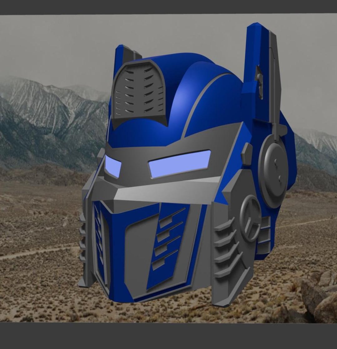 Optimus Prime Helmet File - Etsy