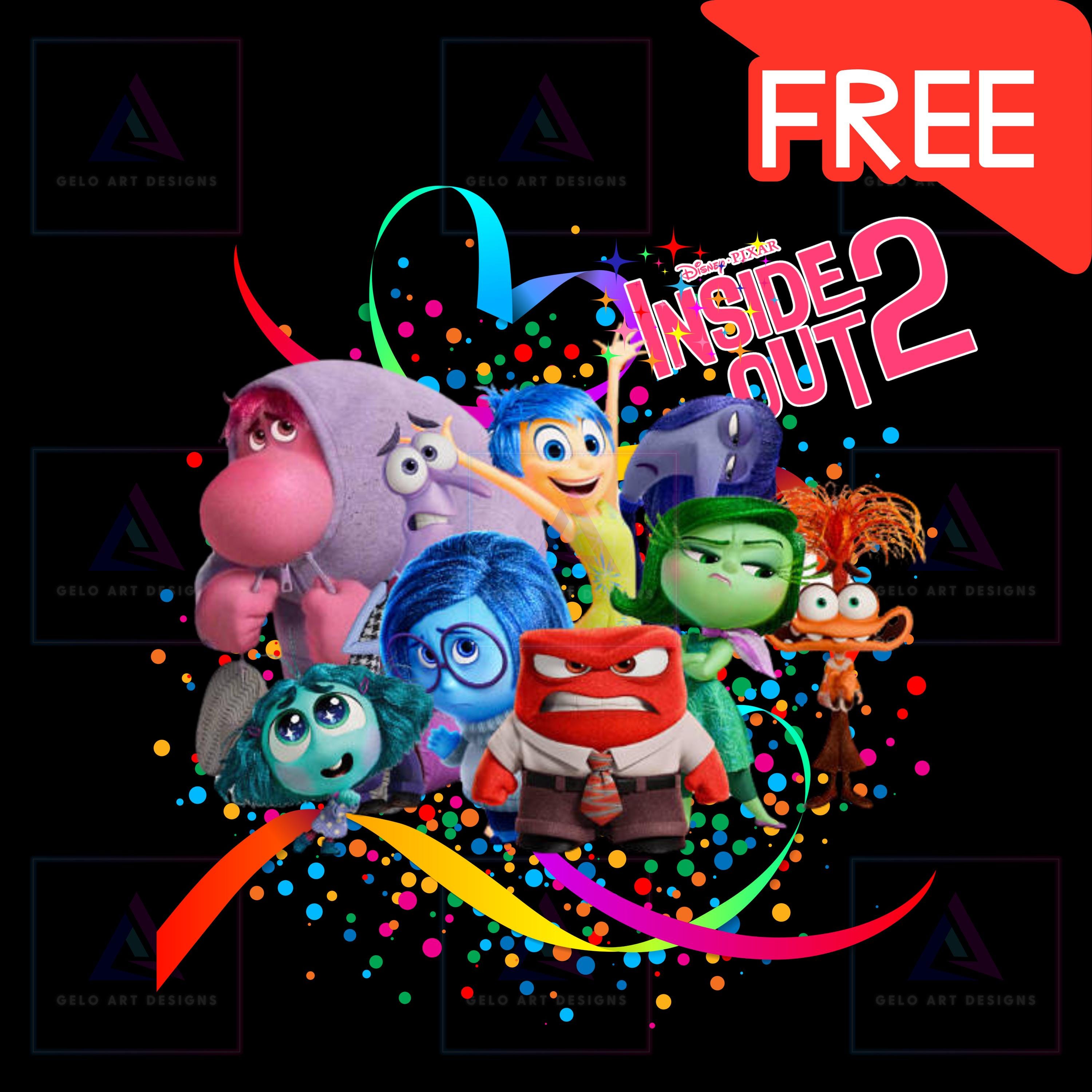 Inside Out 2 Png, Inside Out Shirt, High Quality Cricut Sticker Instant ...