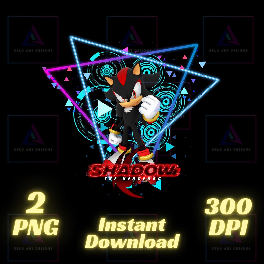 Shadow ,sonic the Hedgehog PNG, Sonic PNG, High Quality, Cricut ...