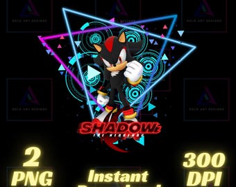 Shadow ,sonic the Hedgehog PNG, Sonic PNG, High Quality, Cricut ...