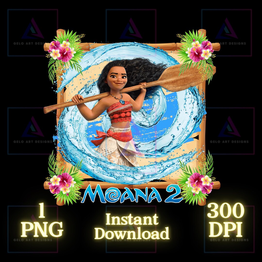 Moana 2 PNG, Moana 2 Movie PNG, Moana 2 Shirt, Maui, High Quality ...