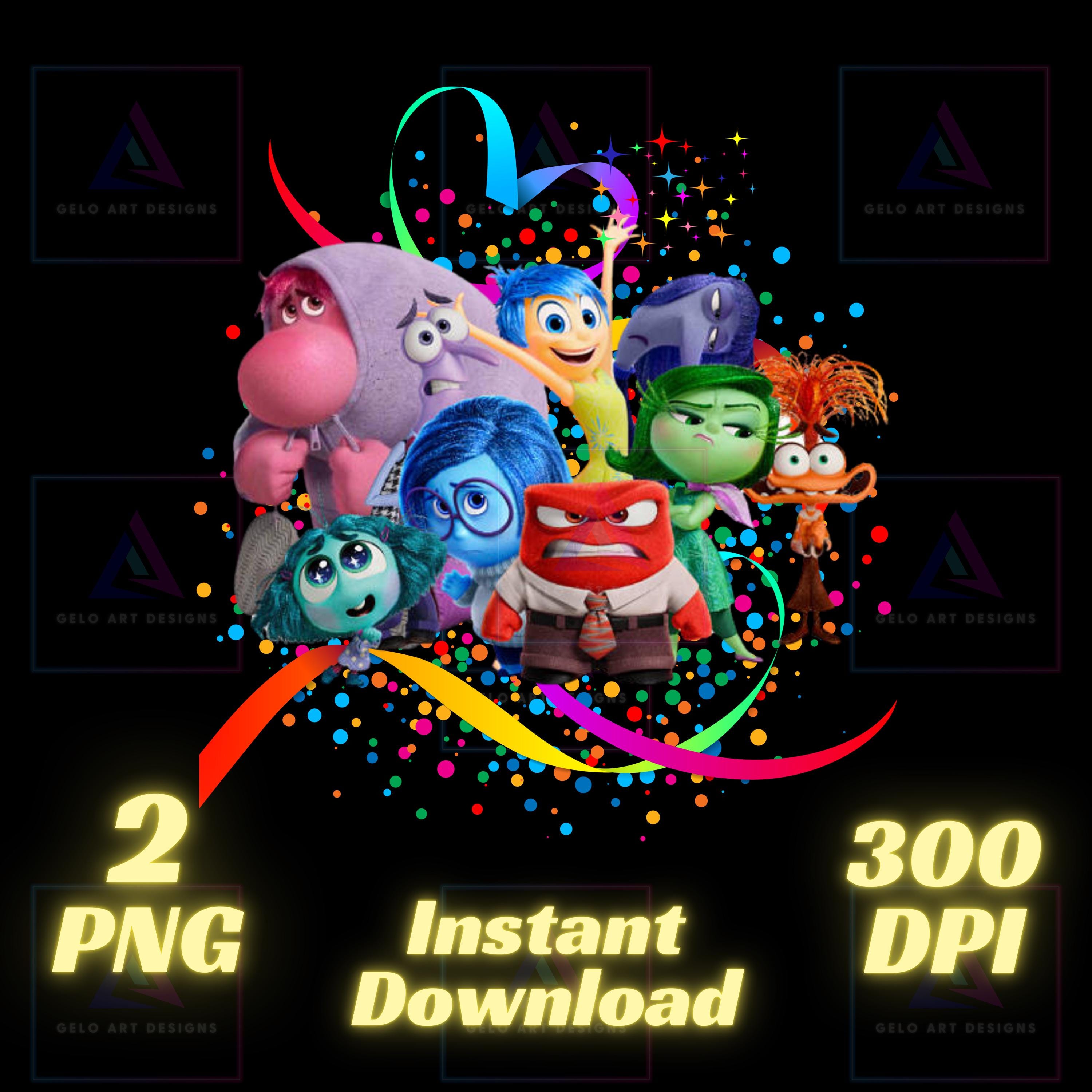 Inside Out 2 Png, Inside Out Shirt, High Quality Cricut Sticker Instant ...